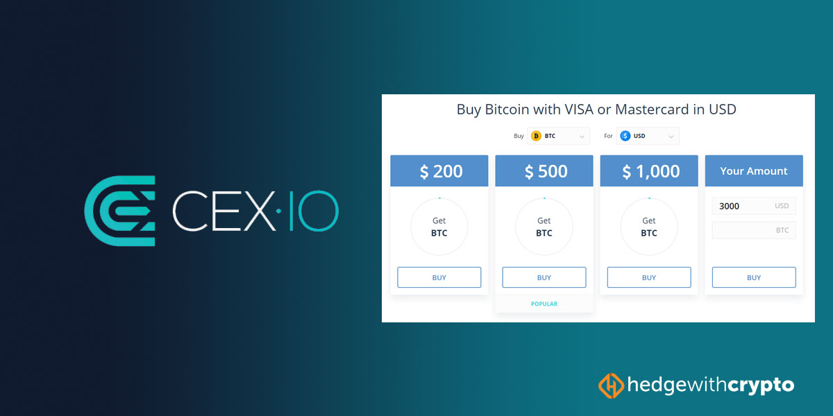 CEX.IO Review 2025: Features, Fees & Coins | Hedge With Crypto
