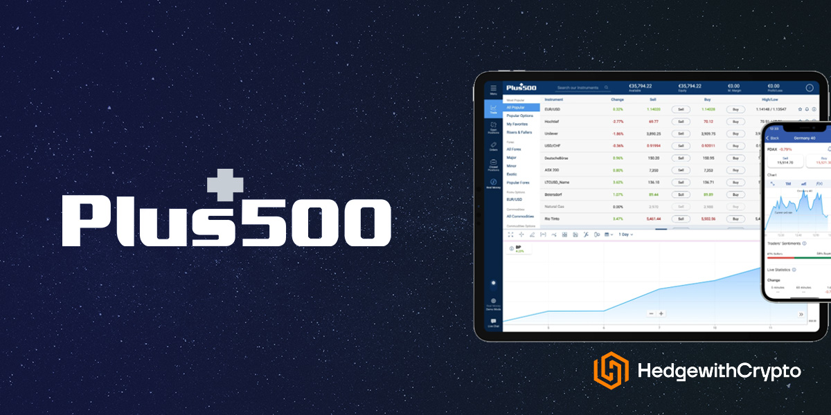 Plus500 Review 2024: Trading CFDs, Features & Fees | Hedge With Crypto