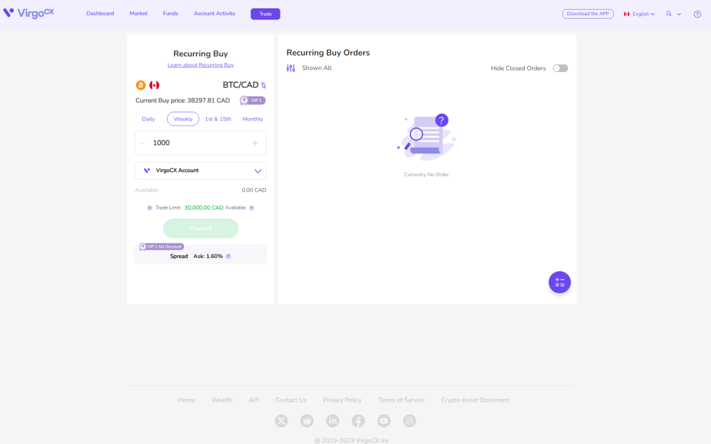 VirgoCX Review 2025: How Do The Fees Compare? | Hedge With Crypto